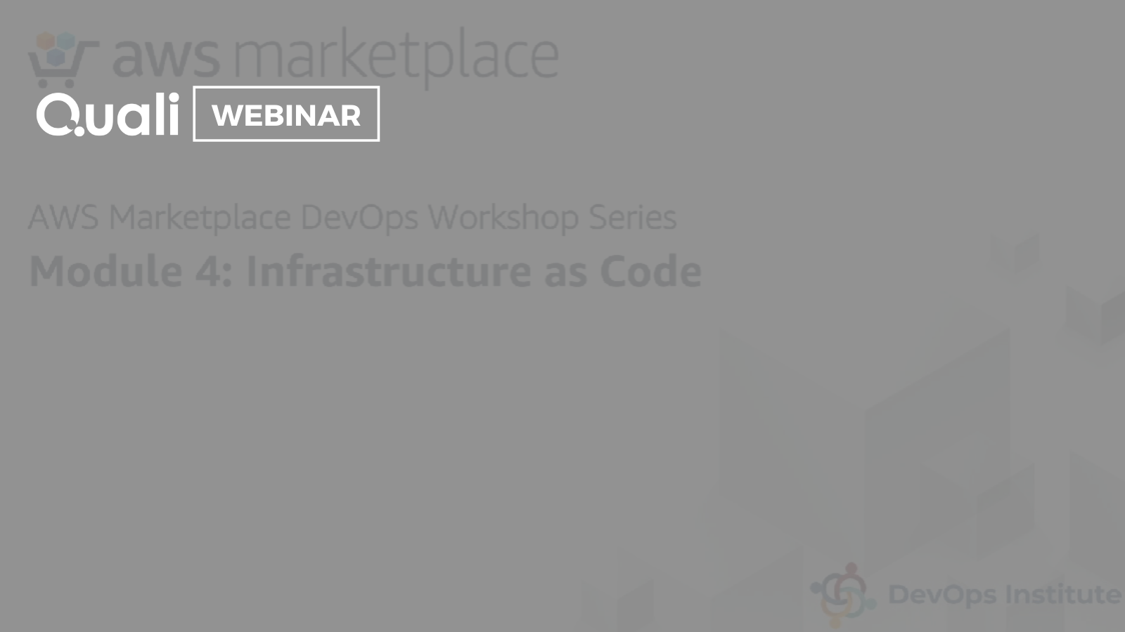 DevOps Workshop Series | Quali