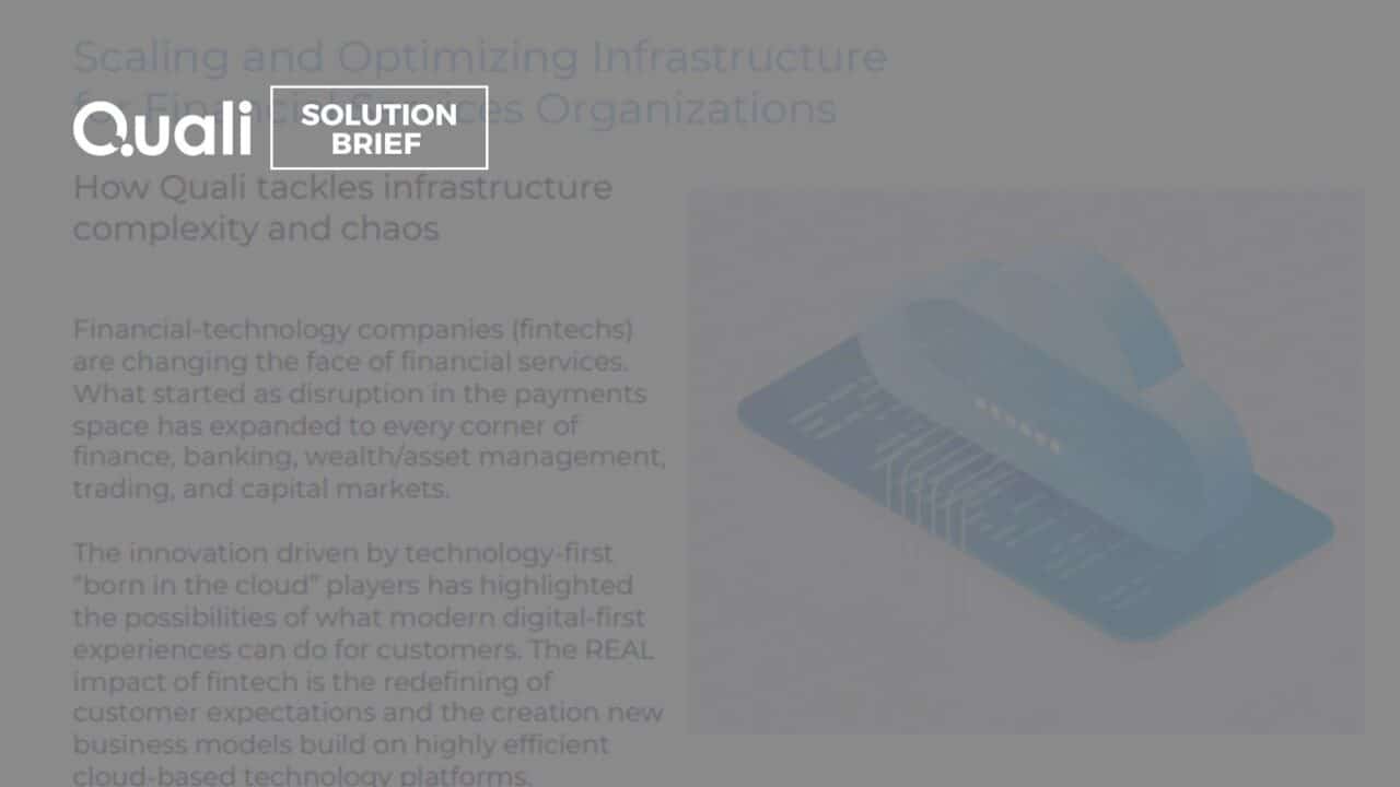 Quali delivers automated infrastructure with Torque